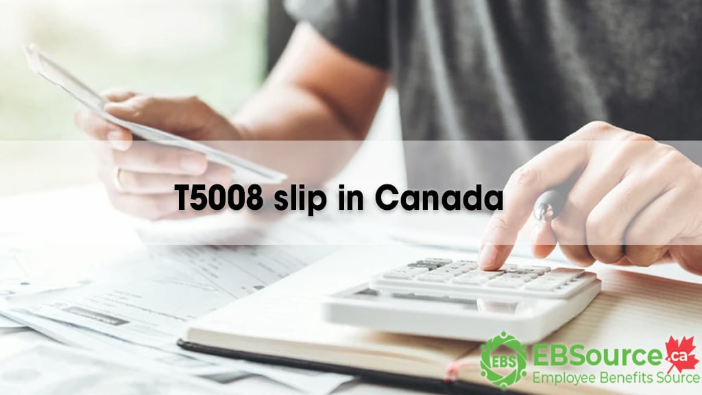 T5008 slip: Statement of Securities Transactions