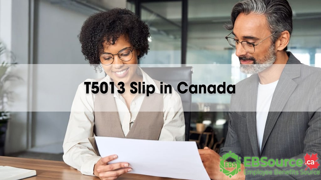 T5013 Slip: Statement of Partnership Income